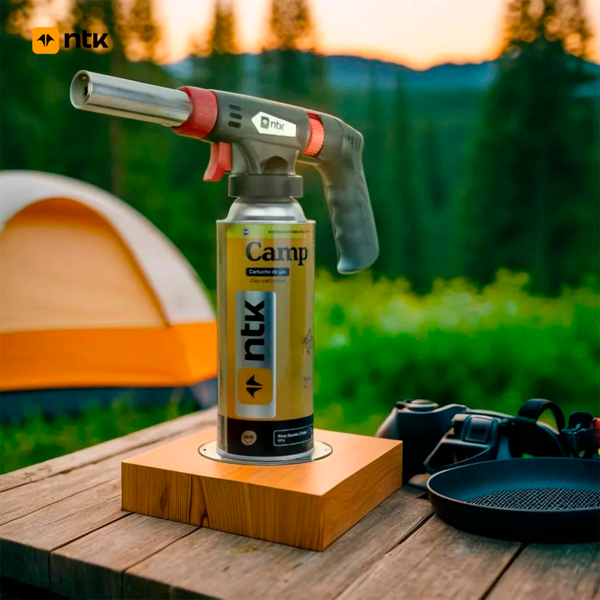 Maçarico Portátil com Ignição Automática 1300°C Ikon Mini Nautika Alta ...