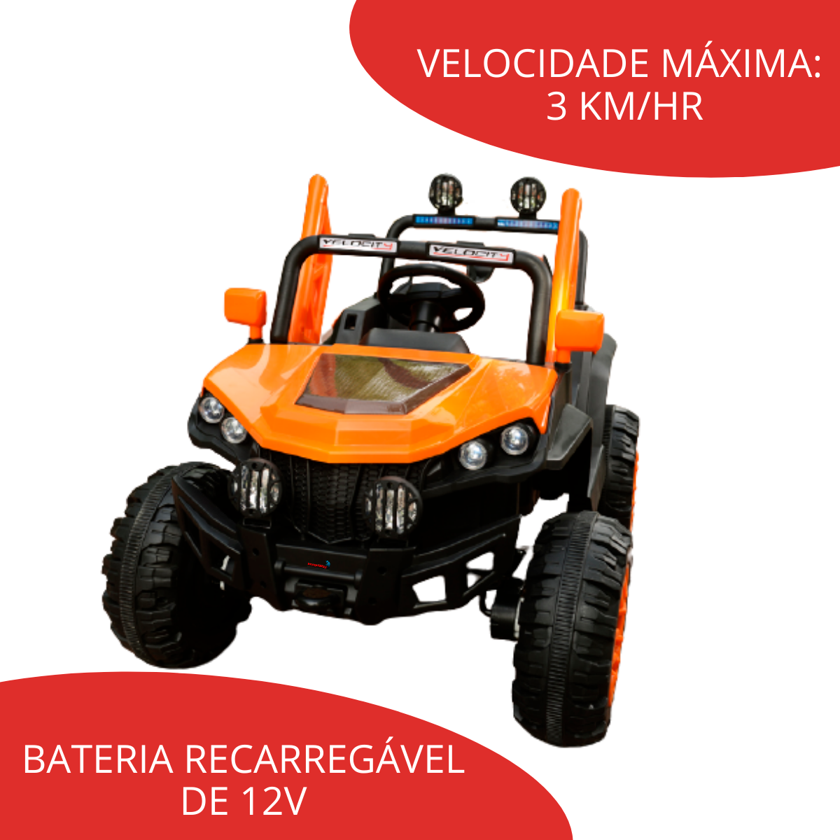 Mini Carrinho UTV Quadriciclo Elétrico Infantil Criança 12V com ...