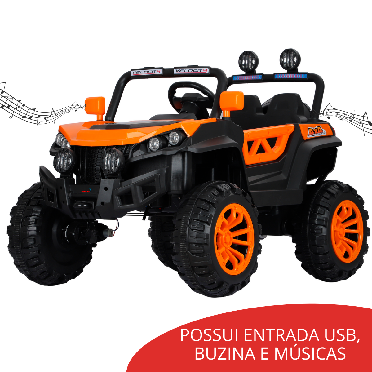 Mini Carrinho UTV Quadriciclo Elétrico Infantil Criança 12V com ...