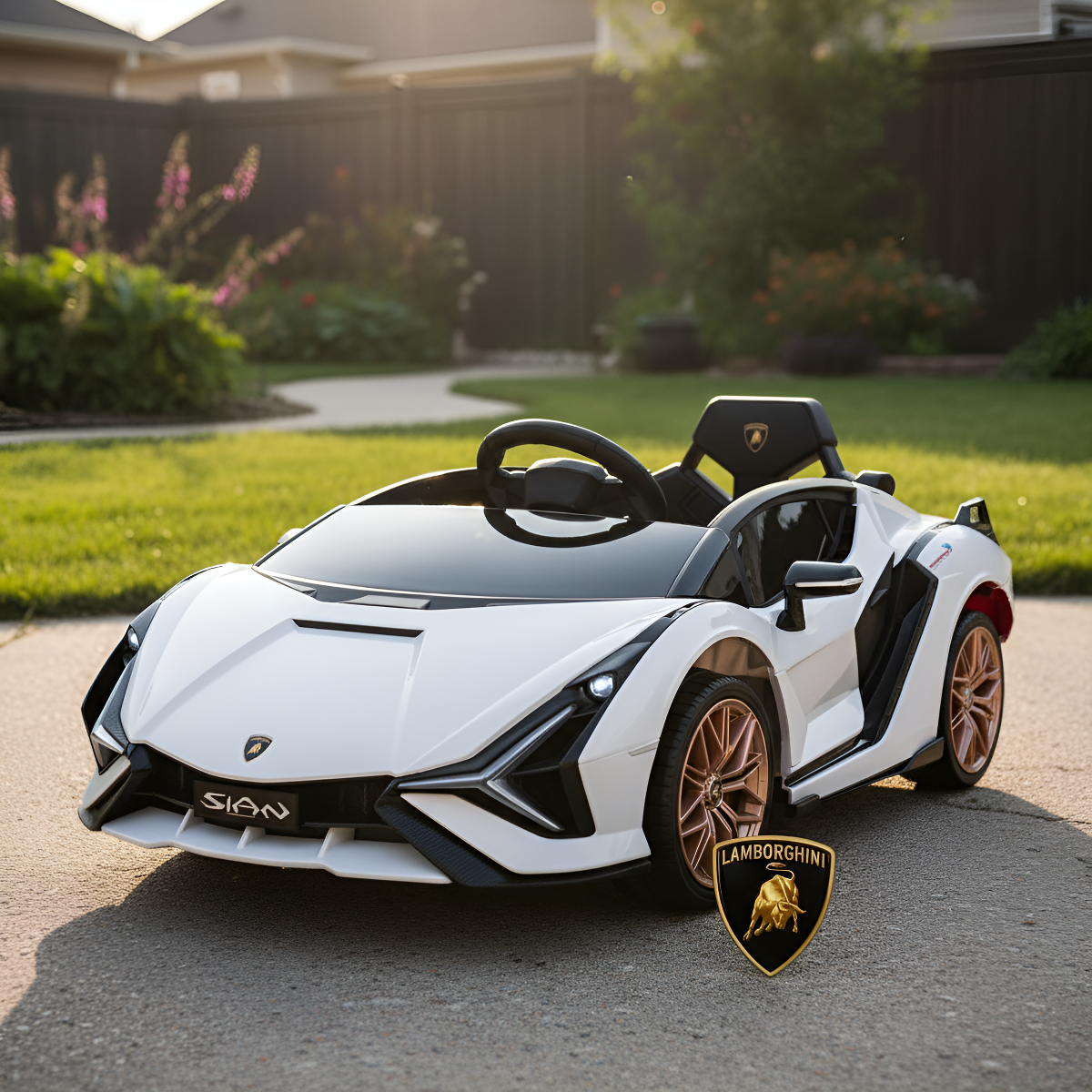 Mini Carro Carrinho Elétrico Infantil Criança 6v Lamborghini Sian ...