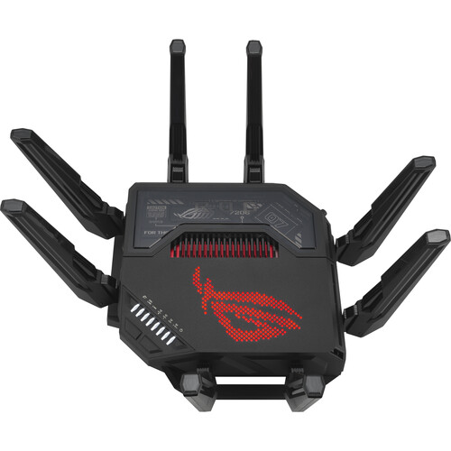 ROTEADOR ASUS ROG RAPTURE GT-BE98 PRO WIRELESS QUAD-BAND WIFI 7 DUAL ...