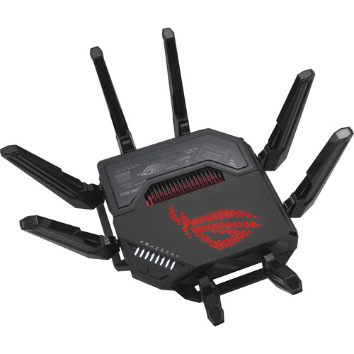 ROTEADOR ASUS ROG RAPTURE GT-BE98 PRO WIRELESS QUAD-BAND WIFI 7 DUAL ...
