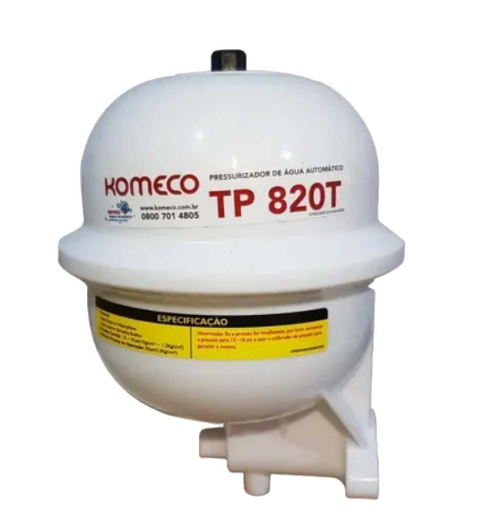 Cuba De Pressão Bomba Pressurizador Komeco Tp 820 Ou Tp 825 - Climatherm