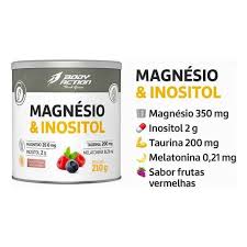 Magnésio & Inositol 210g Sabor Frutas Vermelhas – BodyAction - Armazém ...