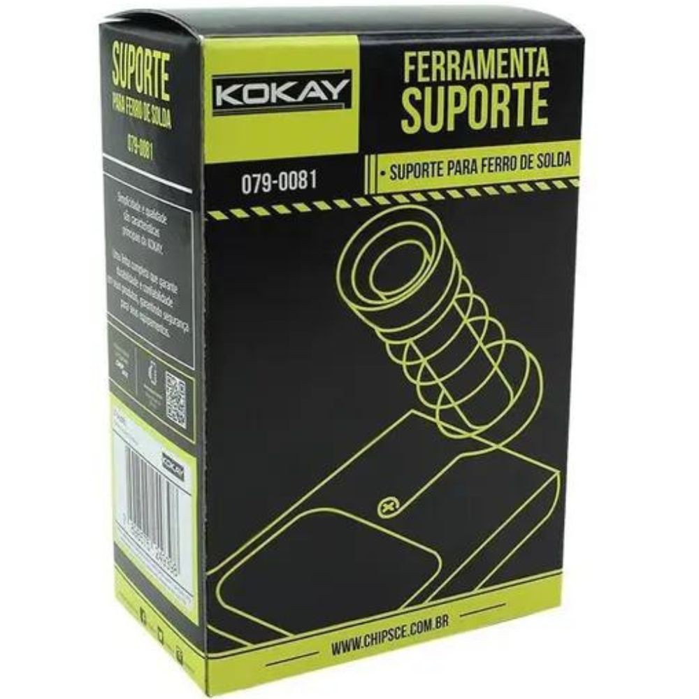 SUPORTE PARA FERRO DE SOLDA 079-0081 KOKAY - RS COMPONENTES ELETRÔNICOS