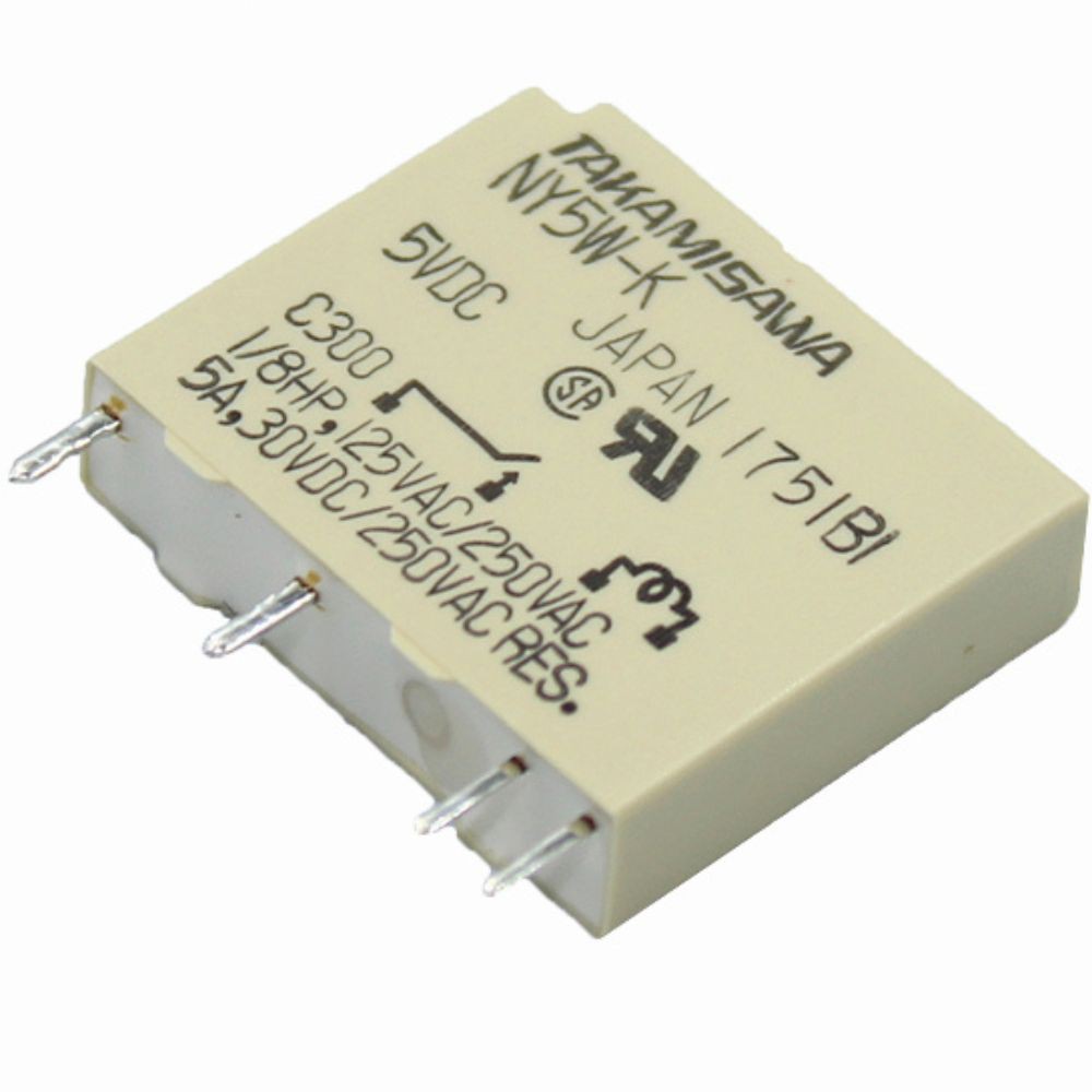 RELE NY-5W-K 5VDC TAKAMISAWA - RS COMPONENTES ELETRÔNICOS