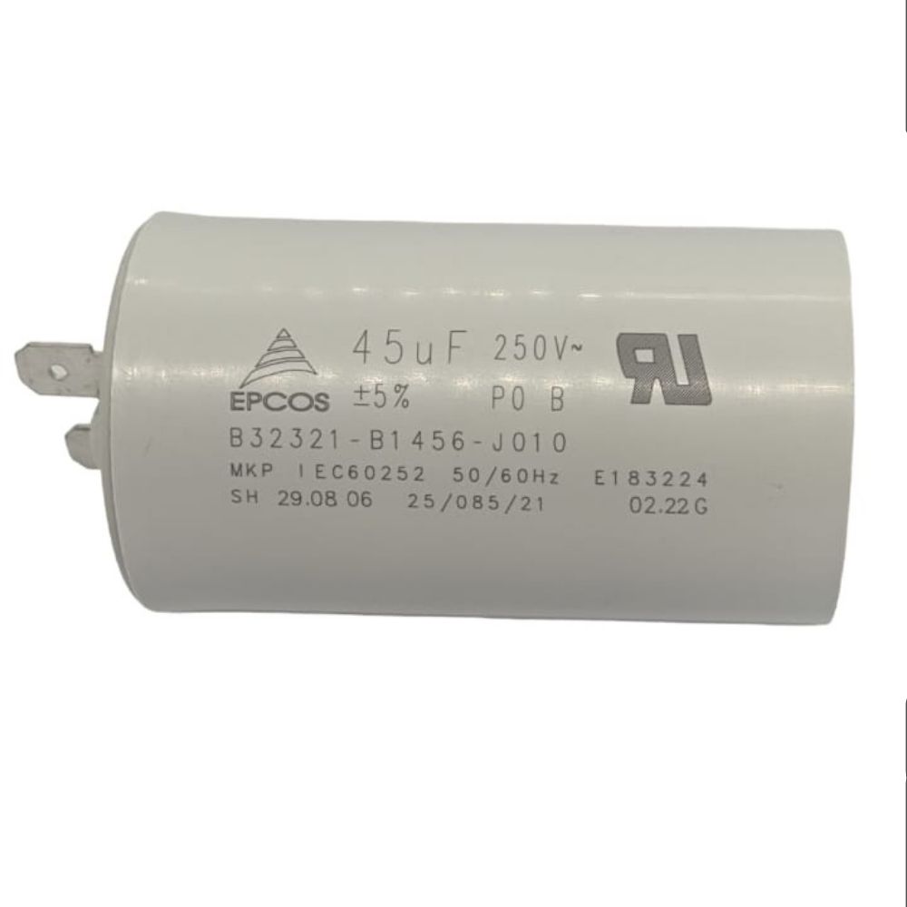 CAPACITOR PPM 45UF 250VCA B32321B1456-J010 40X65MM FASTON EPCOS - RS ...