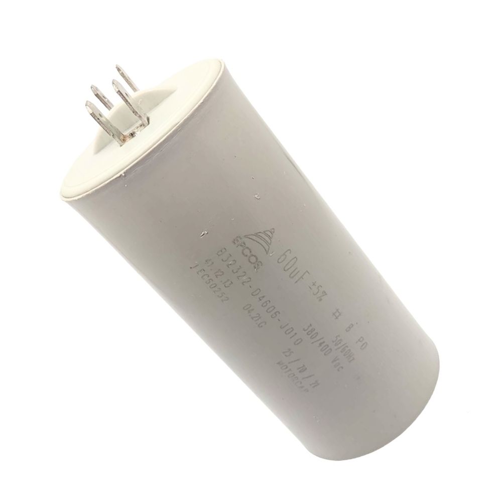 CAPACITOR PPM 60UF 380/400VAC B32322D4606J10 45x98MM FASTON EPCOS (B32 ...