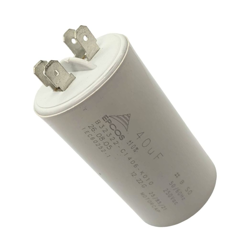 CAPACITOR PPM 40UF 250V FAST-ON-B32322C1406K10-40X7140X250 - RS ...