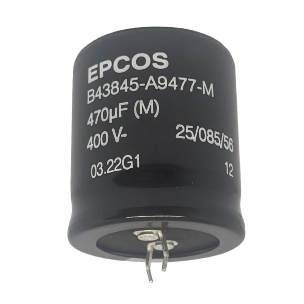 CAPACITOR SNAP-IN 470UF 400V 35X40MM B43845-A9477-M EPCOS - RS ...