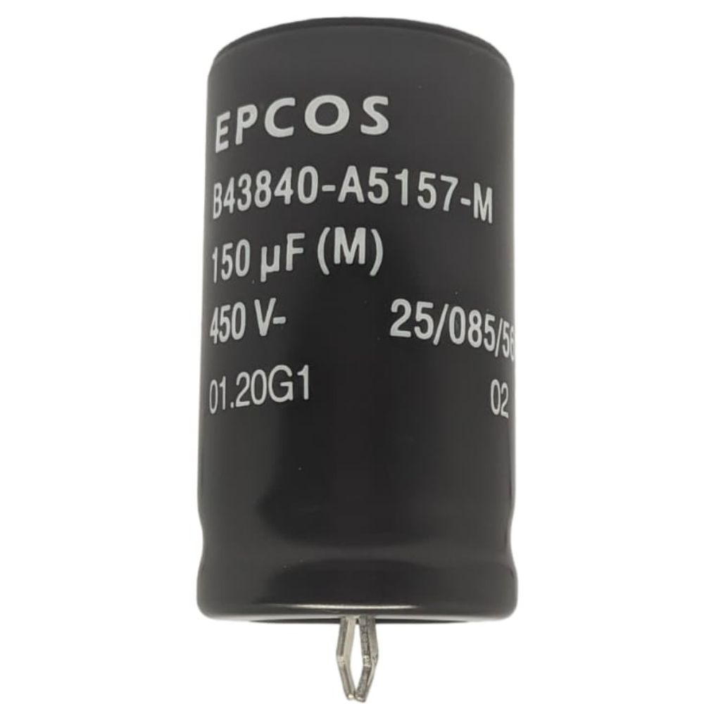 CAPACITOR ELETROLÍTICO 150UF 450V B43840A5157M 25X55MM EPCOS - RS ...