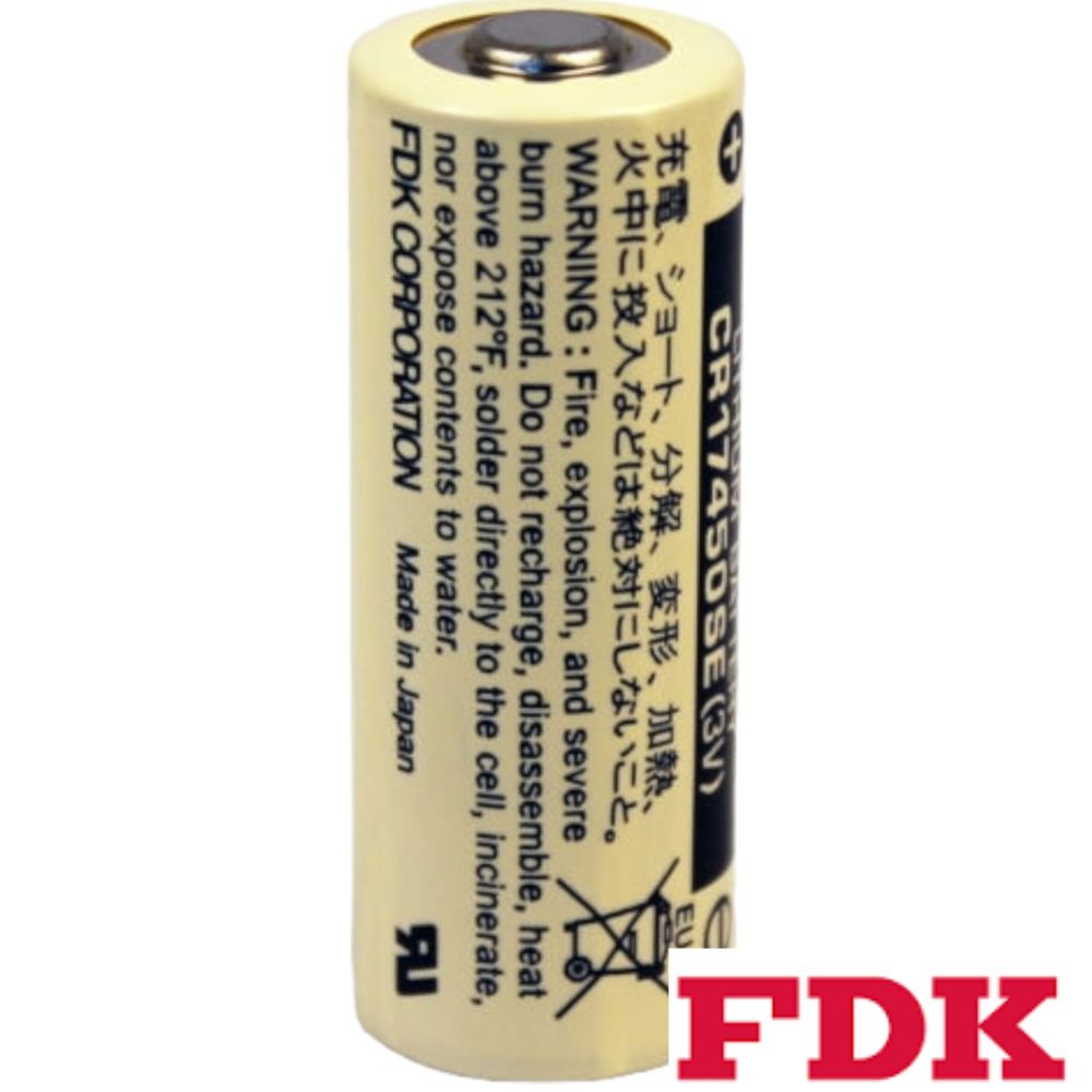 BATERIA DE LITHIUM SANYO CR17450SE-R 3V 2500MAH FDK - RS COMPONENTES ...