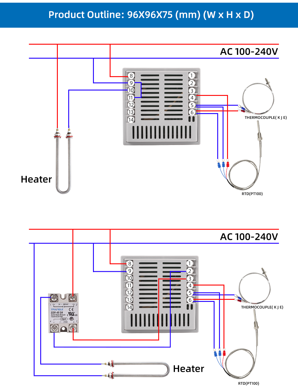 CONTROLADOR DE TEMPERATURA AUTONICS TC4L-W1T/R-2 - RS COMPONENTES ...
