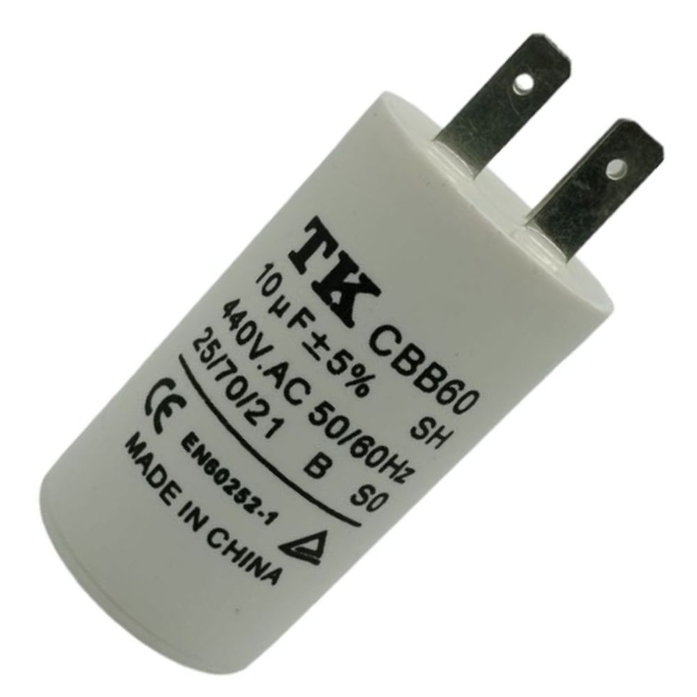 CAPACITOR PPM 10UF 440VCA/450VCA 35X61MM FASTON TK - RS COMPONENTES ...