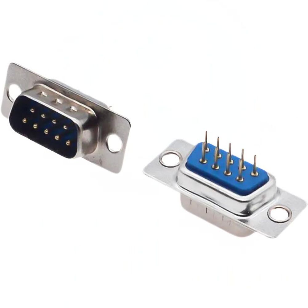 CONECTOR DB9 MACHO 180° PCI - RS COMPONENTES ELETRÔNICOS