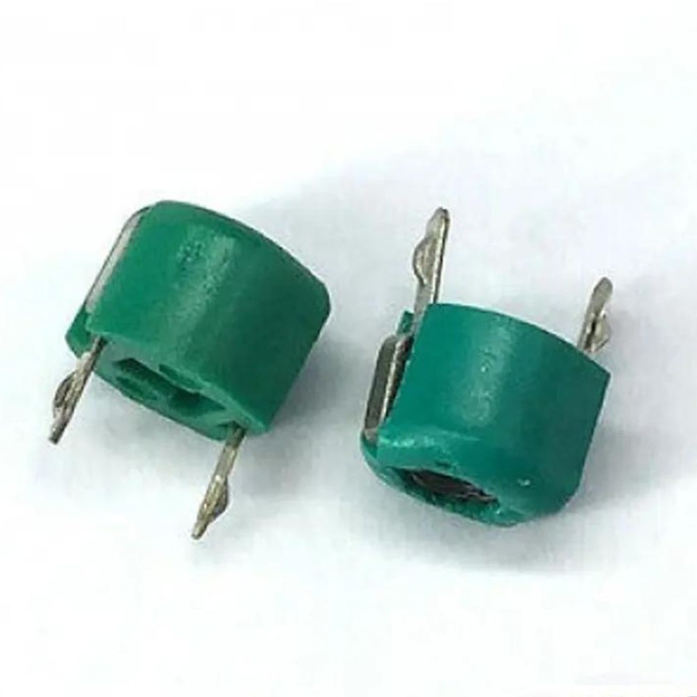 CAPACITOR VARIAVEL TRIMMER VERDE 30PF - RS COMPONENTES ELETRÔNICOS