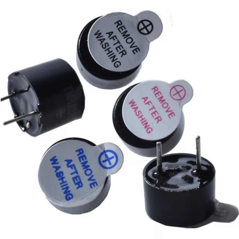 BUZZER CONTINUO 9V 12MM OSCILADOR - RS COMPONENTES ELETRÔNICOS