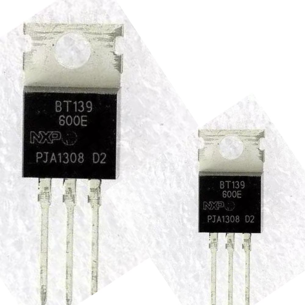 TRIAC BT139-600E 16A 600V ORIGINAL NXP - RS COMPONENTES ELETRÔNICOS