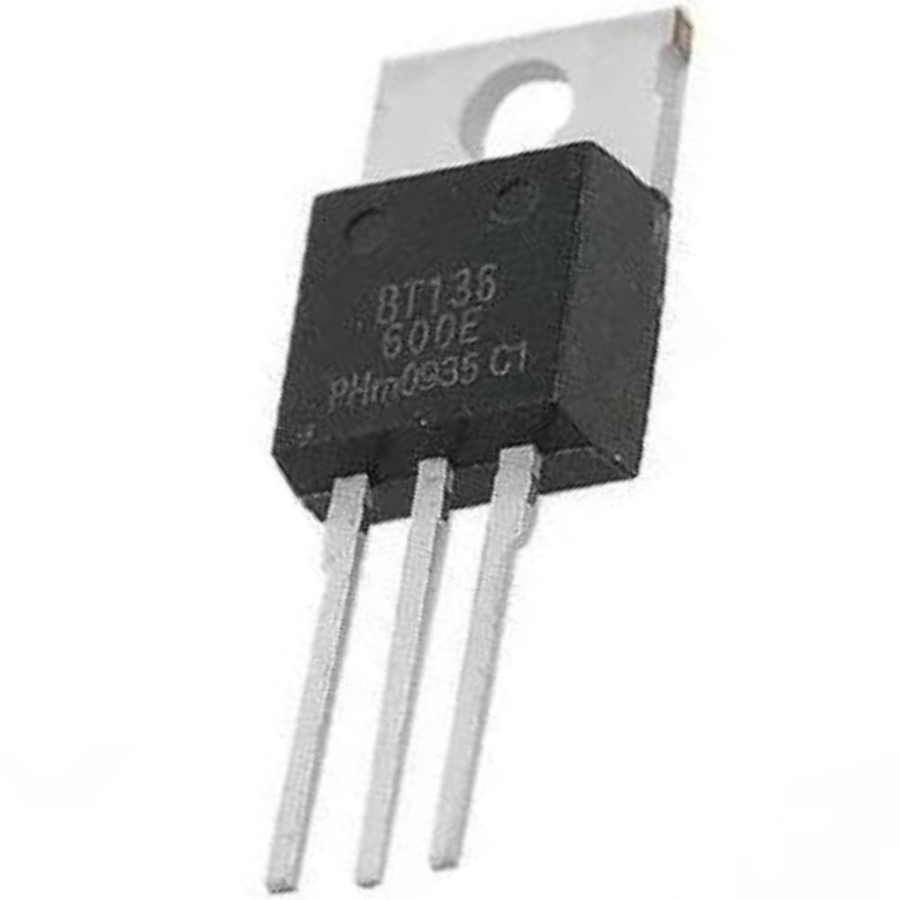 TRIAC BT136-600E 4A 600V NXP - RS COMPONENTES ELETRÔNICOS