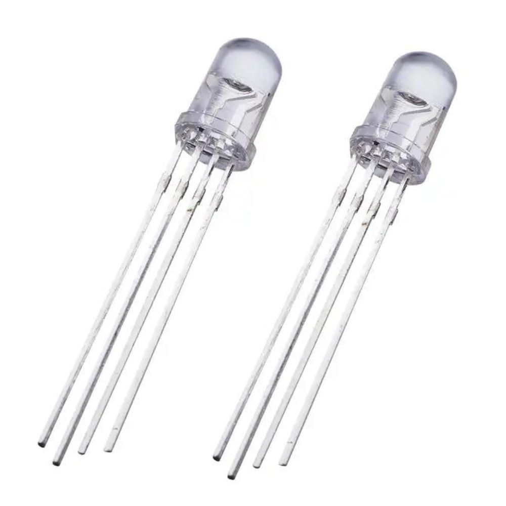 LED 5MM RGB 4 TERMINAIS ARDUINO / PIC - RS COMPONENTES ELETRÔNICOS