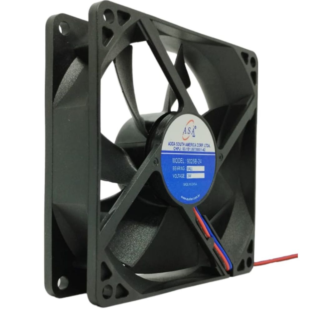 VENTILADOR 92X92X25 24V 3000RPM D92 9225B-24 ROLAMENTO - RS COMPONENTES ...