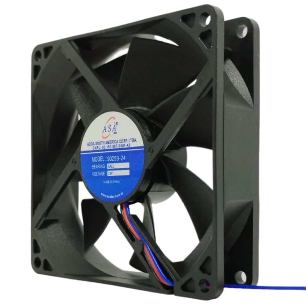 VENTILADOR 92X92X25 24V 3000RPM D92 9225B-24 ROLAMENTO - RS COMPONENTES ...