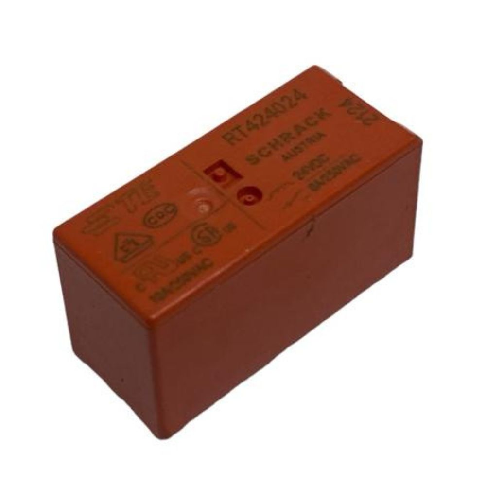 RELE RT424024 24VDC 10A 250VAC 8P SCHRACK - RS COMPONENTES ELETRÔNICOS
