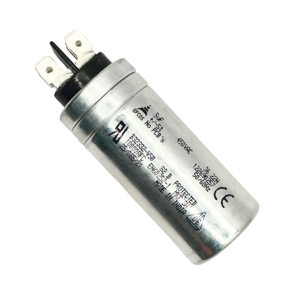 CAPACITOR PPM 5UF 450VAC +/-5% B32332-V50 S2 EN60252-1 EPCOS - RS ...