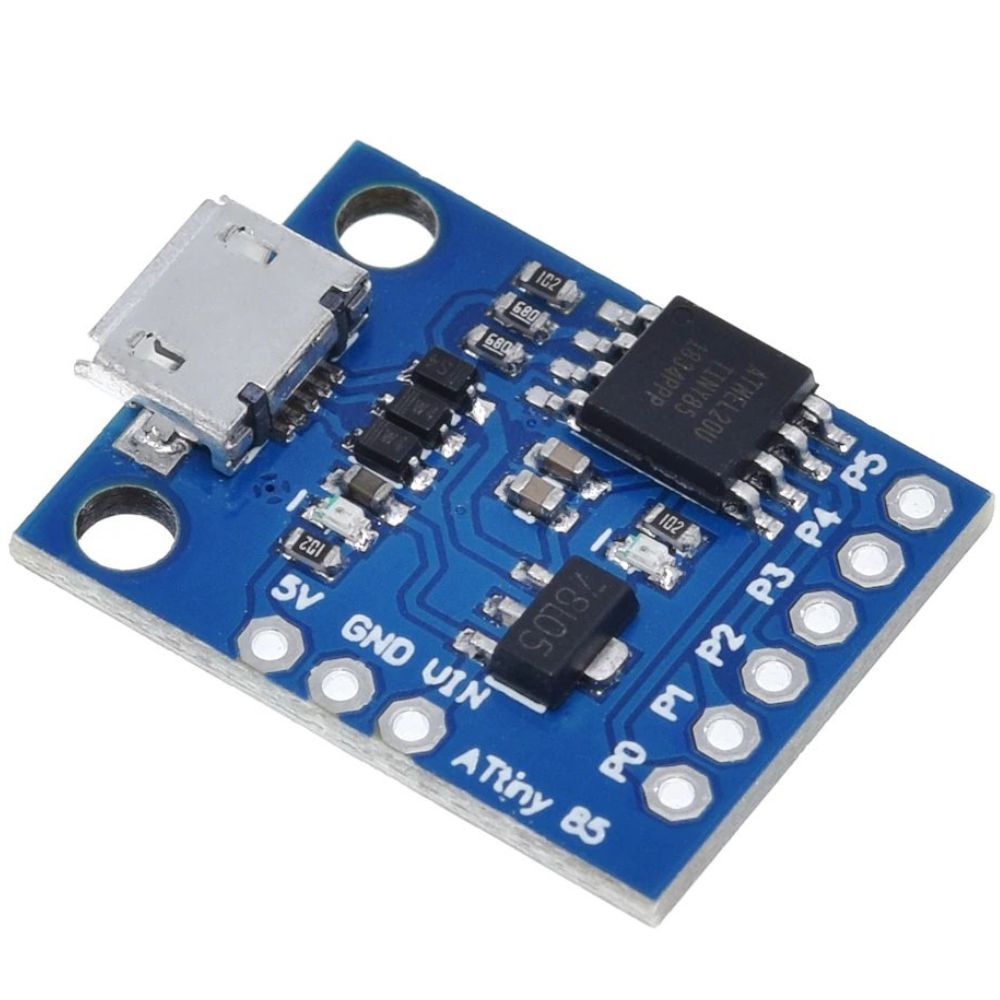 MÓDULO DIGISPARK ATTINY85 MICRO USB (AZUL) - RS COMPONENTES ELETRÔNICOS