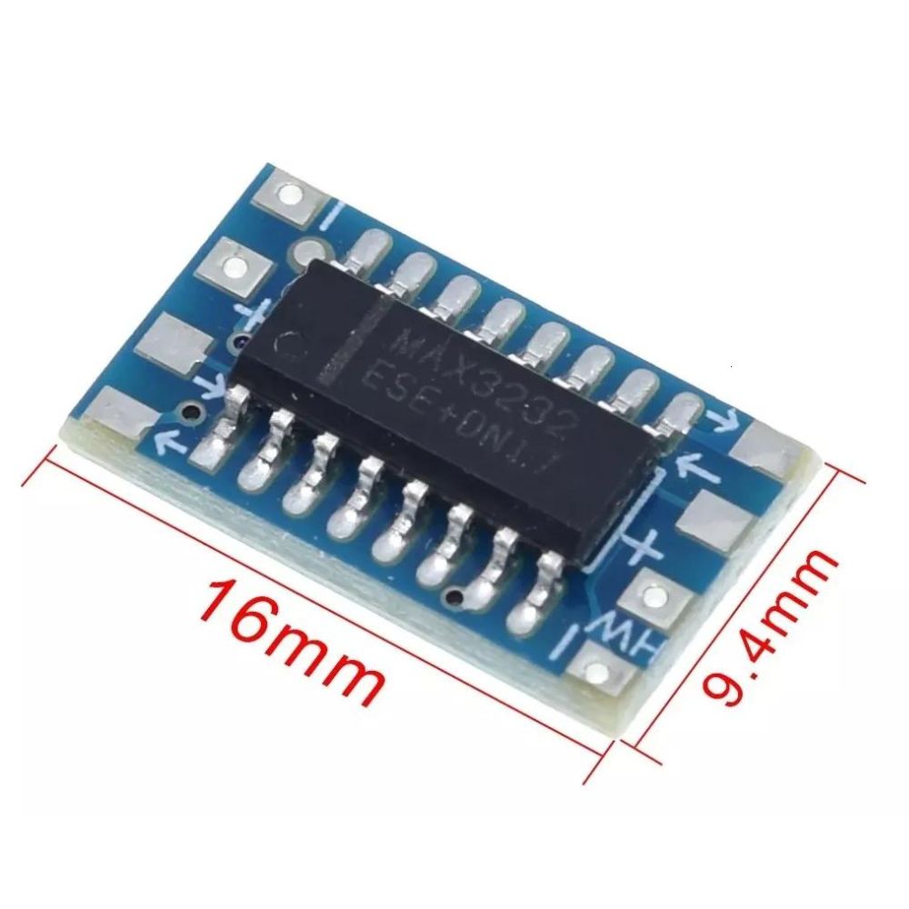 MINI MÓDULO CONVERSOR RS232 PARA TTL MAX3232 - LOJA- RS COMPONENTES ...