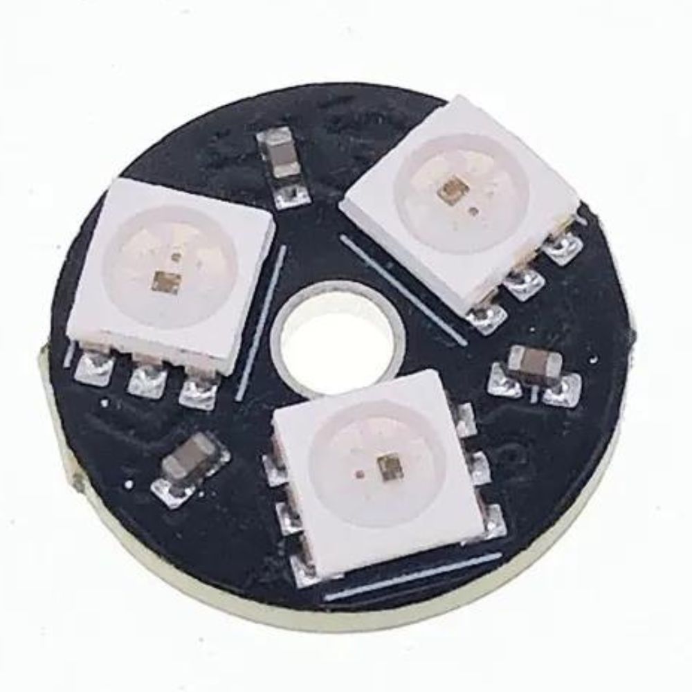 MÓDULO LED RGB 5050 ENDEREÇÁVEL 3 Bits WS2812 - RS COMPONENTES ELETRÔNICOS