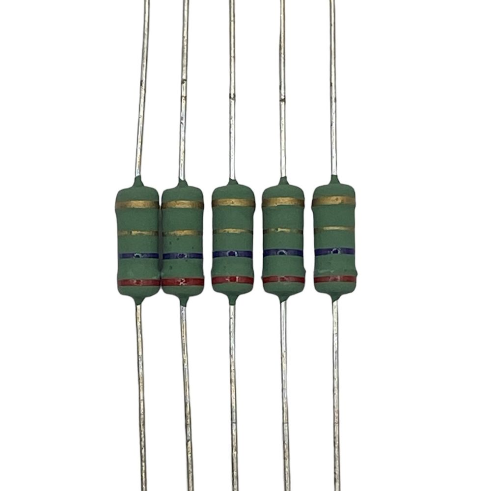 RESISTOR 2R7 1W 5% AXIAL - RS COMPONENTES ELETRÔNICOS