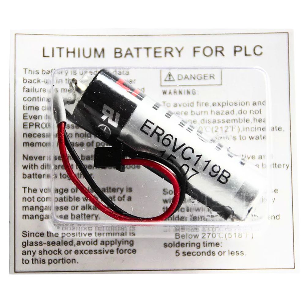 BATERIA CNC MR-J3BAT TOSHIBA ER6V ER6VC119B 3.6V 2000MAH - RS ...