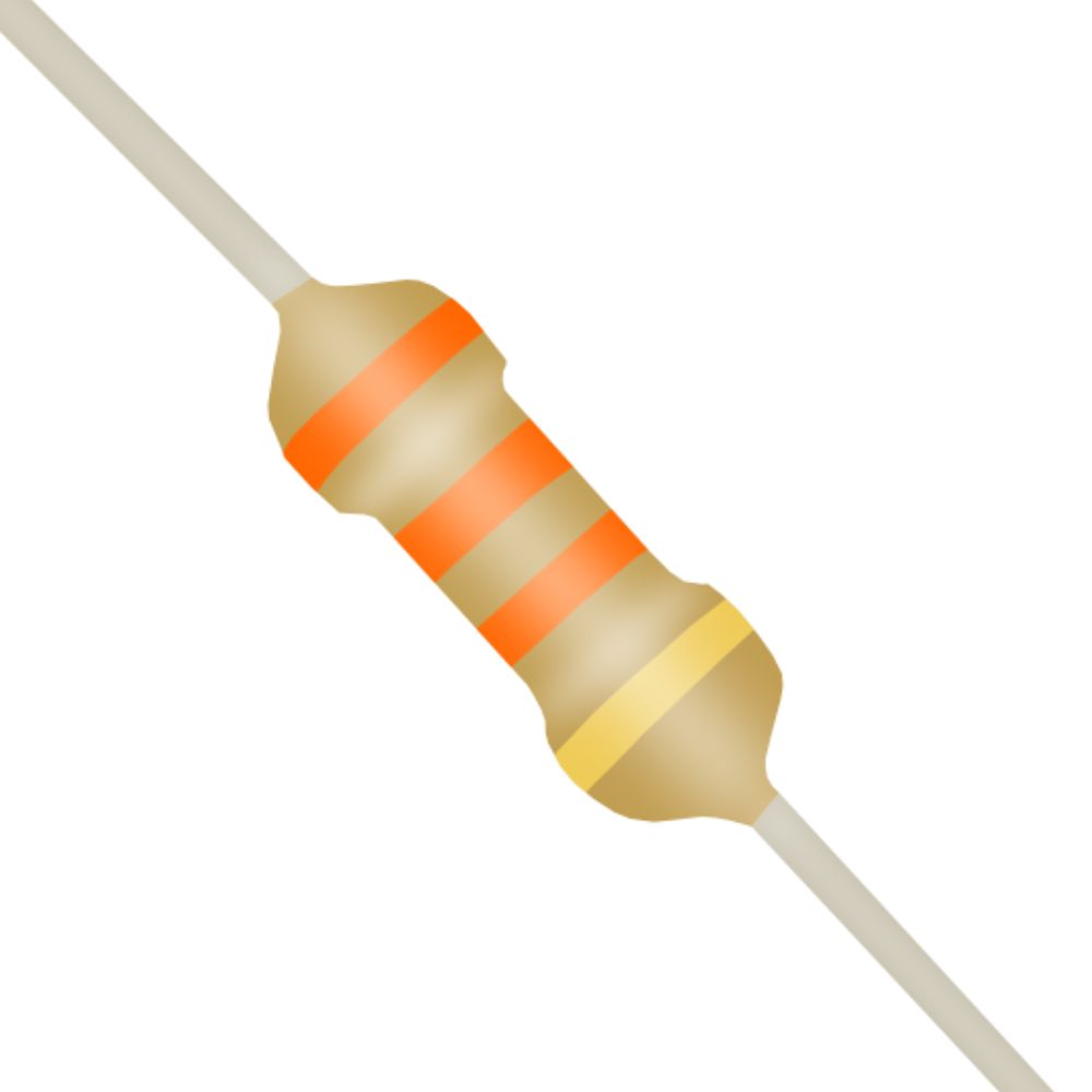 RESISTOR CR25- 33K 1/4W 5% TAPE A - RS COMPONENTES ELETRÔNICOS