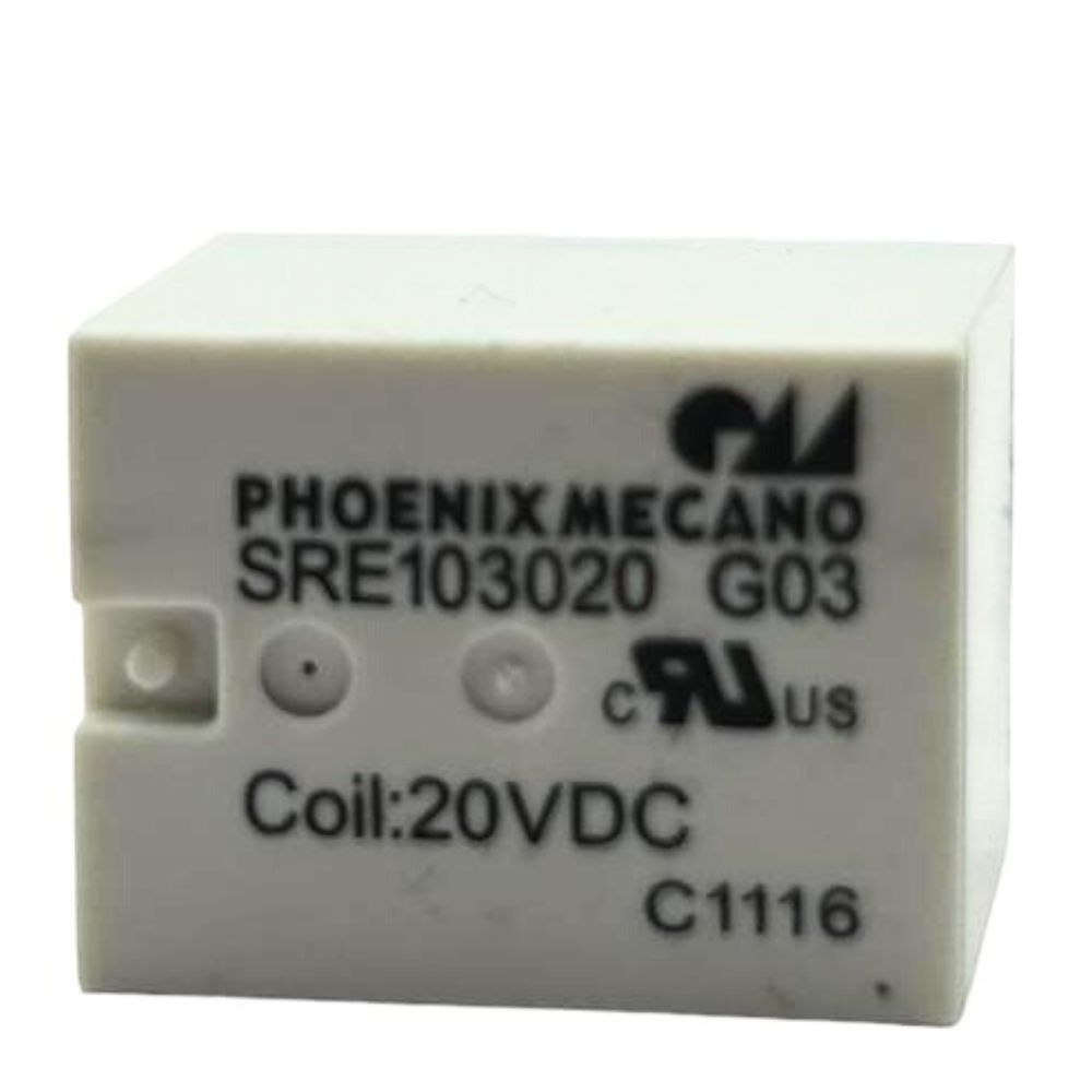 RELÊ SRE103020 G03 20V 6A 5 PINOS PHOENIX MECANO - RS COMPONENTES ...