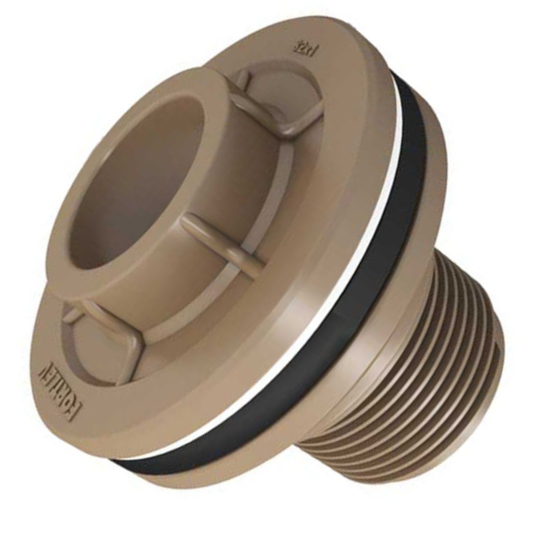 ADAP C/FLANGE FORTLEV D 1.1/4 MARROM - RS COMPONENTES ELETRÔNICOS