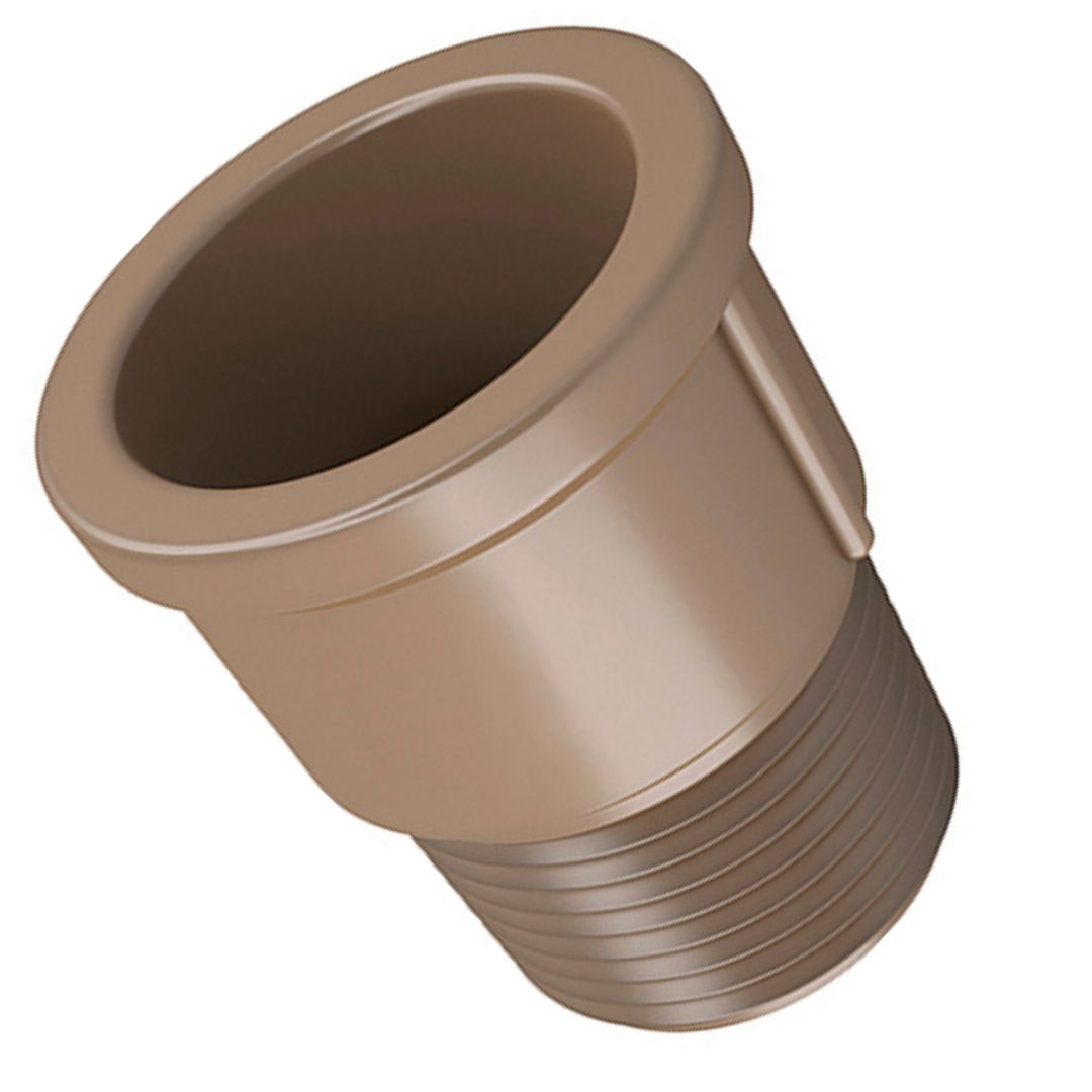 ADAP CURTO TIGRE A 1/2 MARROM - RS COMPONENTES ELETRÔNICOS