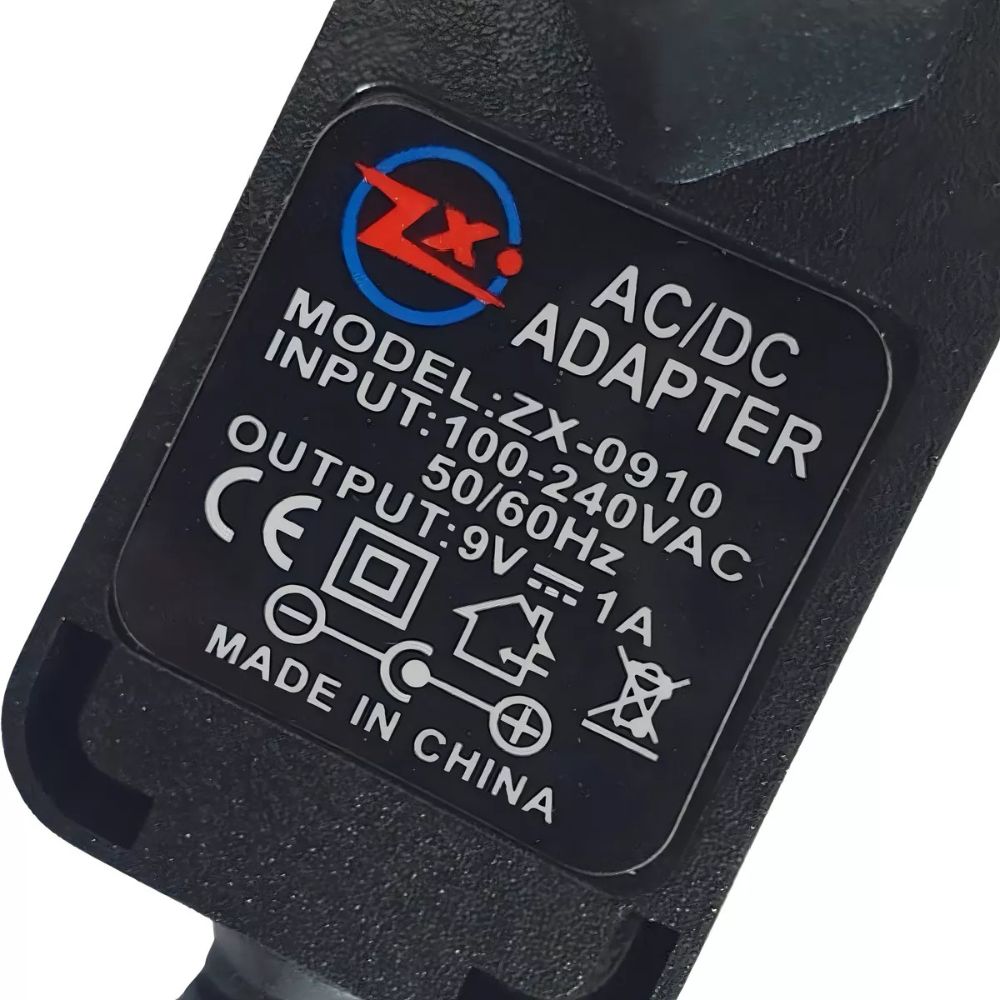FONTE DC CHAVEADA 9V 1A PLUG P4 ARDUINO BIVOLT 110-220V - RS ...