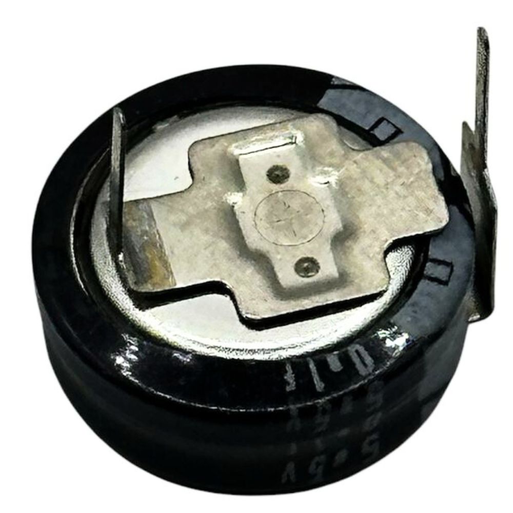 CAPACITOR ELETROLITICO BACK-UP 0.1F 5,5V UNICA U - RS COMPONENTES ...