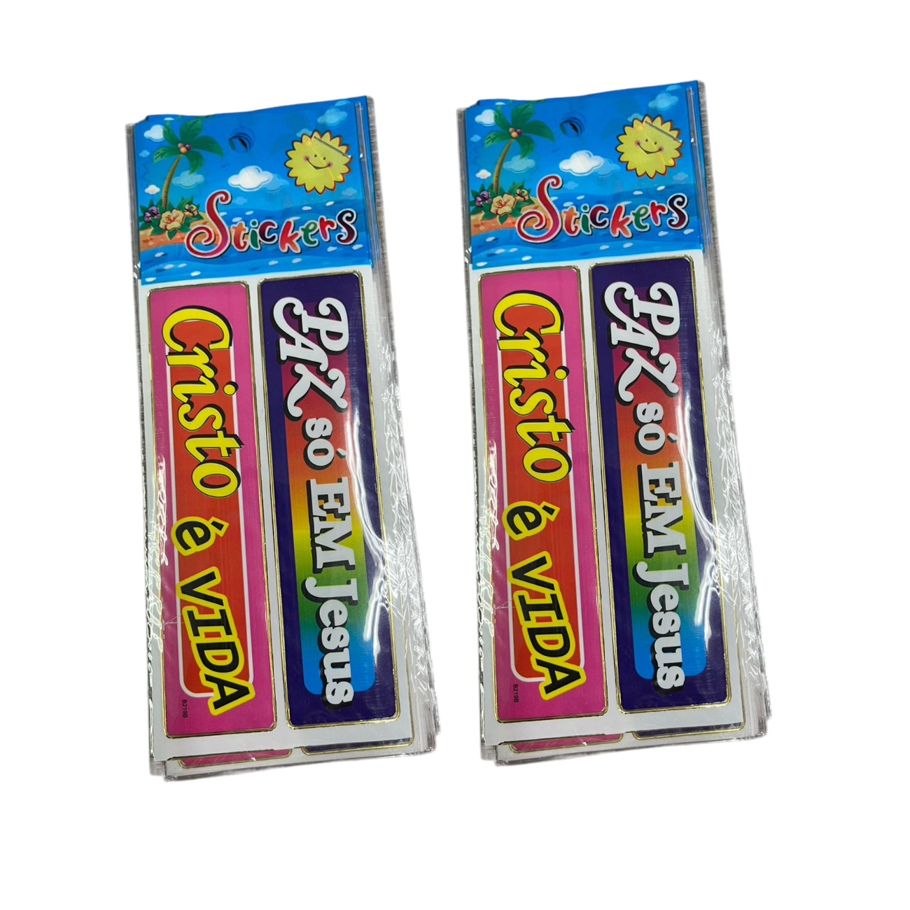 Kit 50 Cartelas de Adesivos Sticker Evangelicos Variado - Novo Israel ...