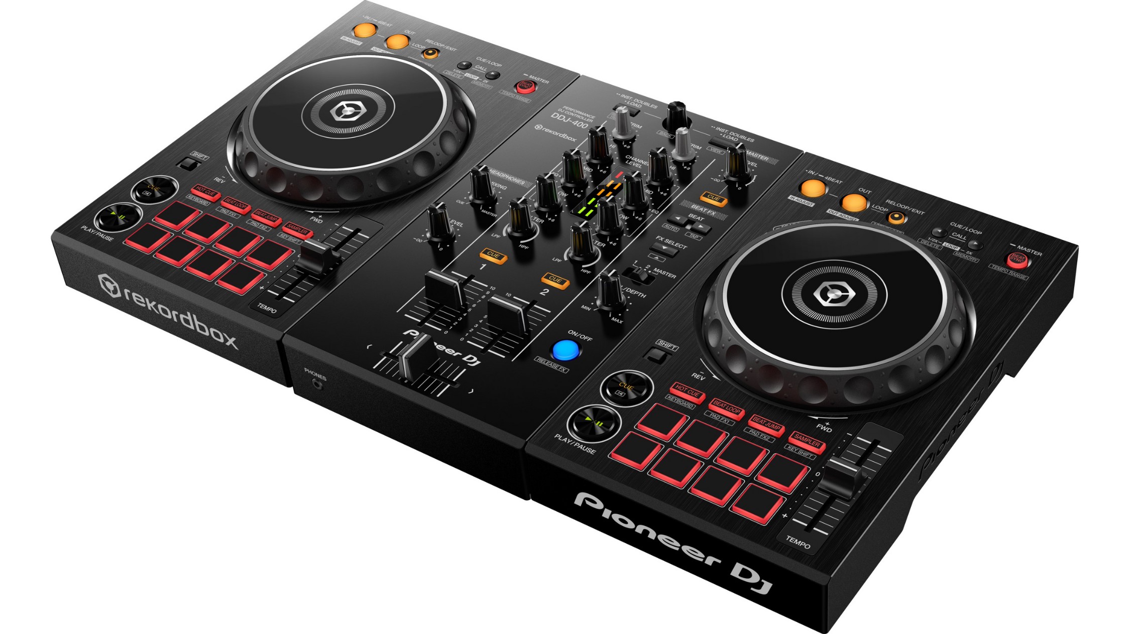 KIT DJ Controlador Pioneer DDJ 400 + Fone Pioneer HDJ X5 BT Preto ...