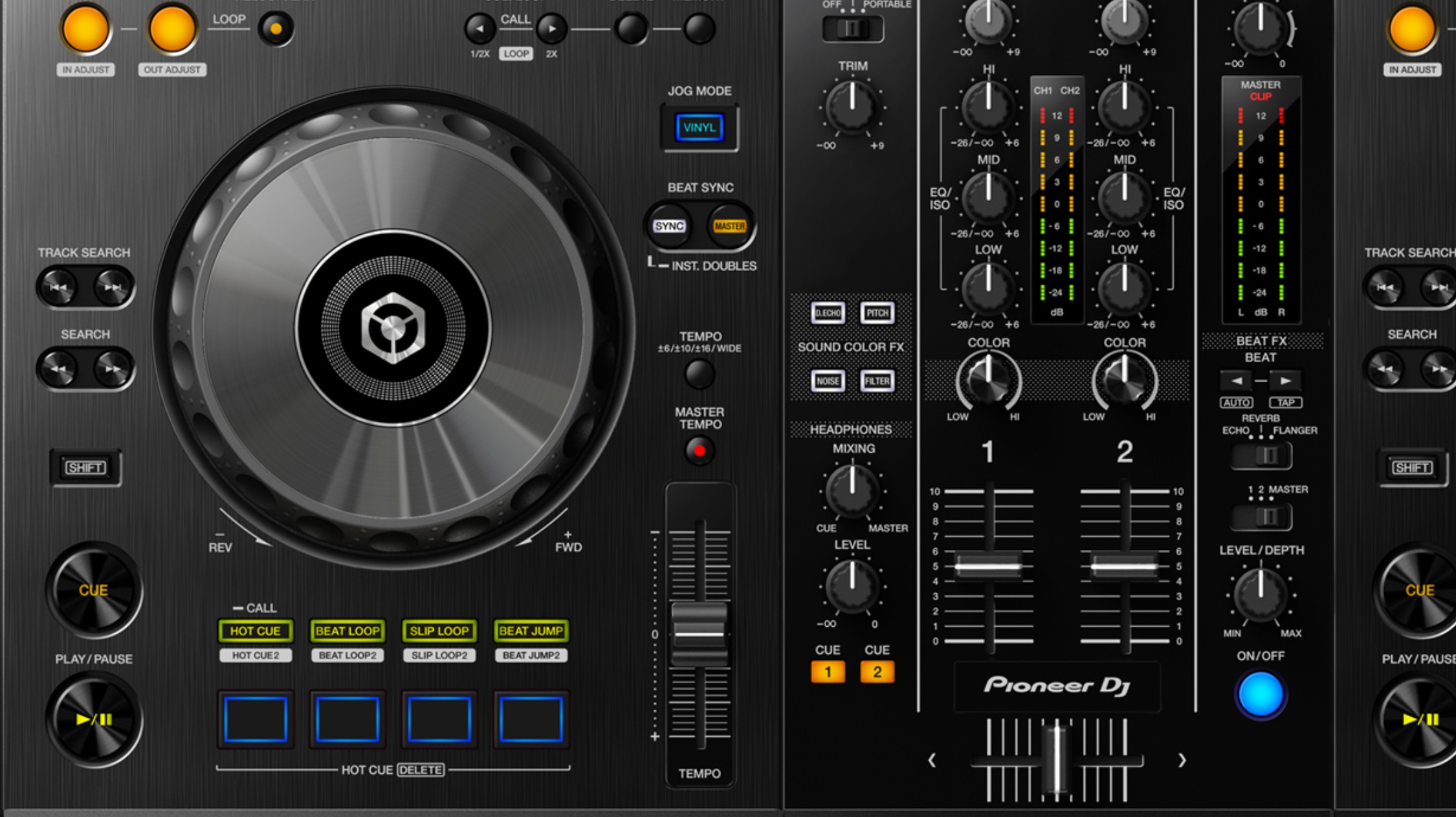 Controlador De 2 Canais Pioneer XDJ-RR Com RekordBox - Equipamentos ...