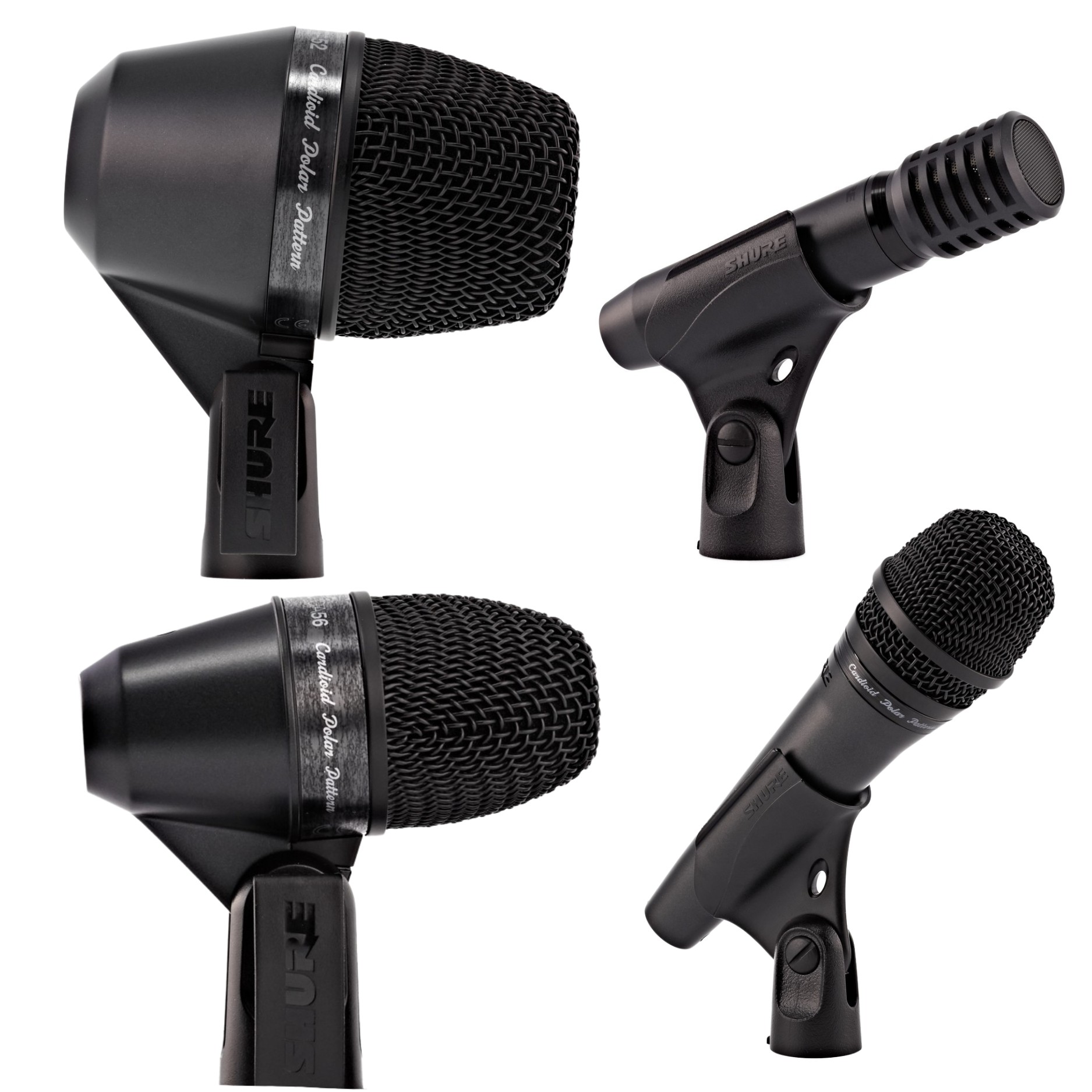 Set de Microfones Profissionais Shure PGADRUMKIT7 Com 7 Peças ...