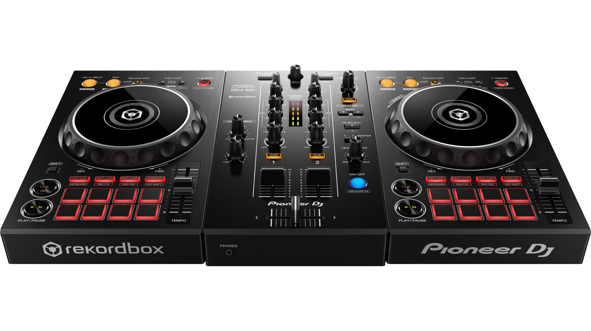 KIT DJ Controlador Pioneer DDJ 400 + Par de Caixas Ativas Pioneer DM40 - Equipamentos para DJs é ...