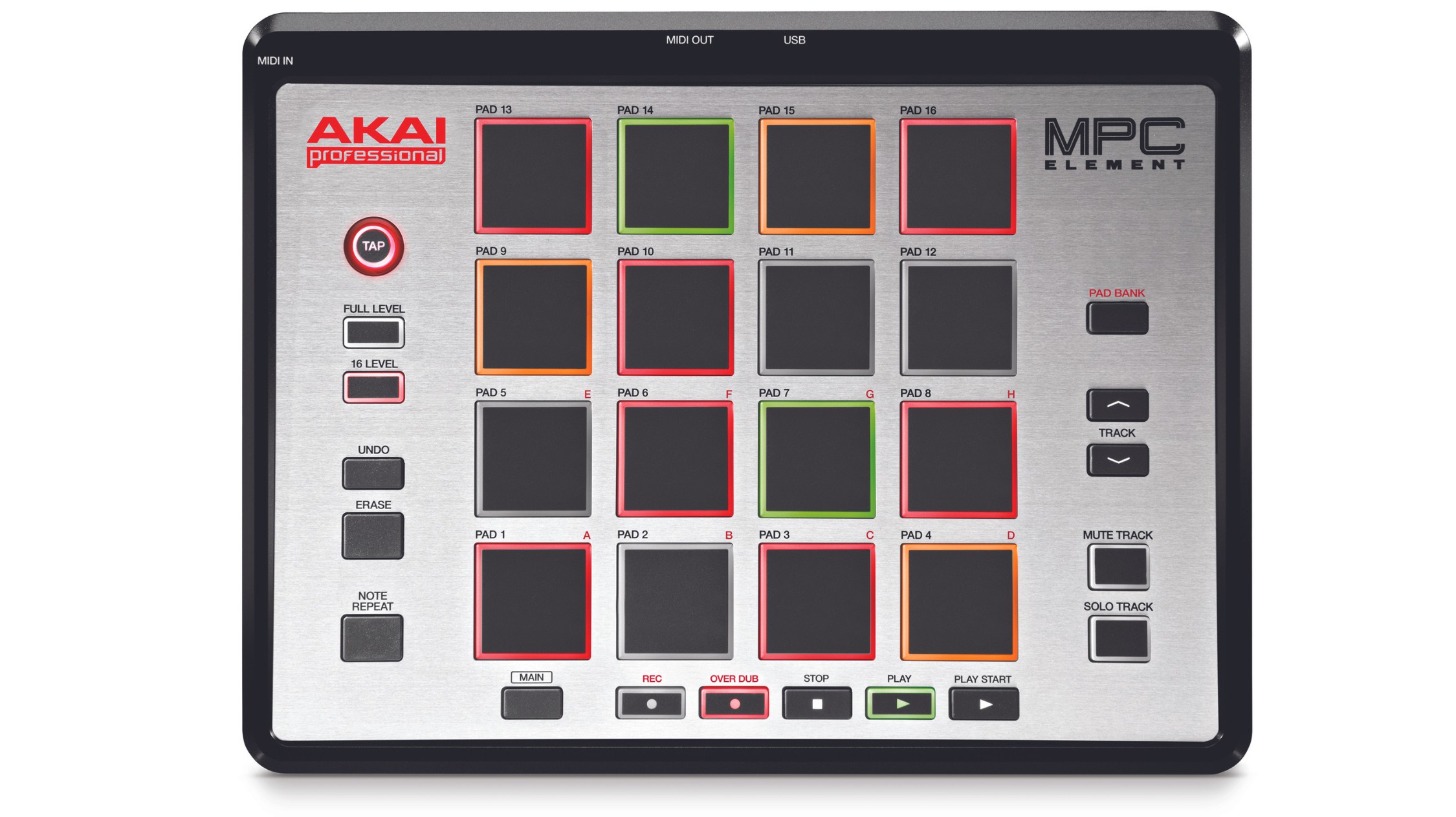 Controlador AKAI MPC Element com MPC Essentials - Equipamentos para DJs ...