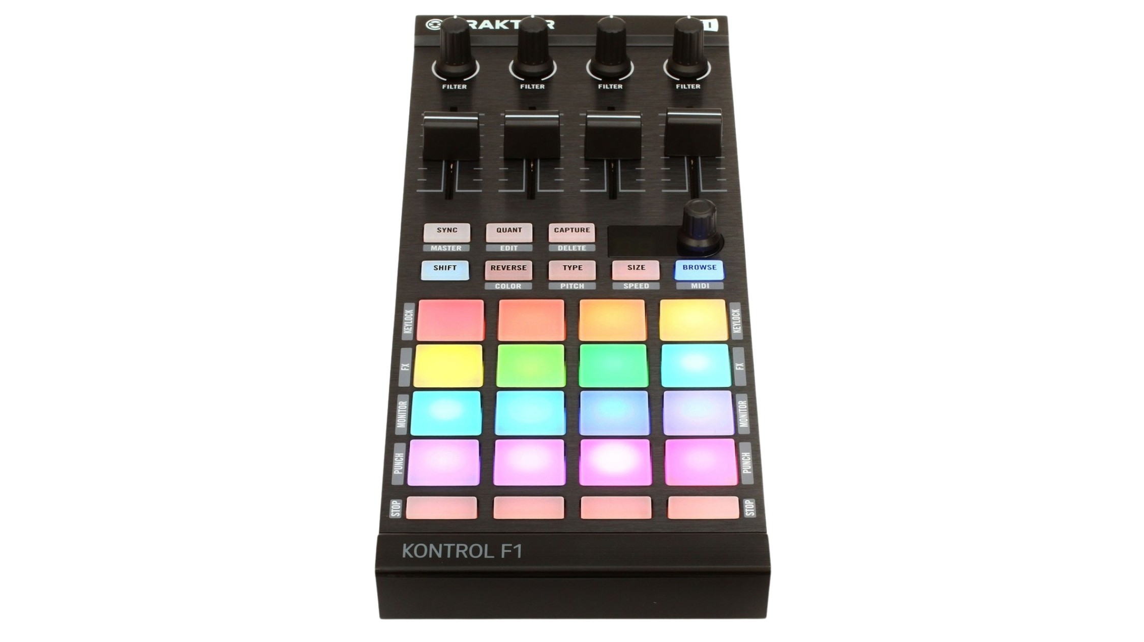 Controlador Native Instruments KONTROL F1 com TRAKTOR PRO 3 ...