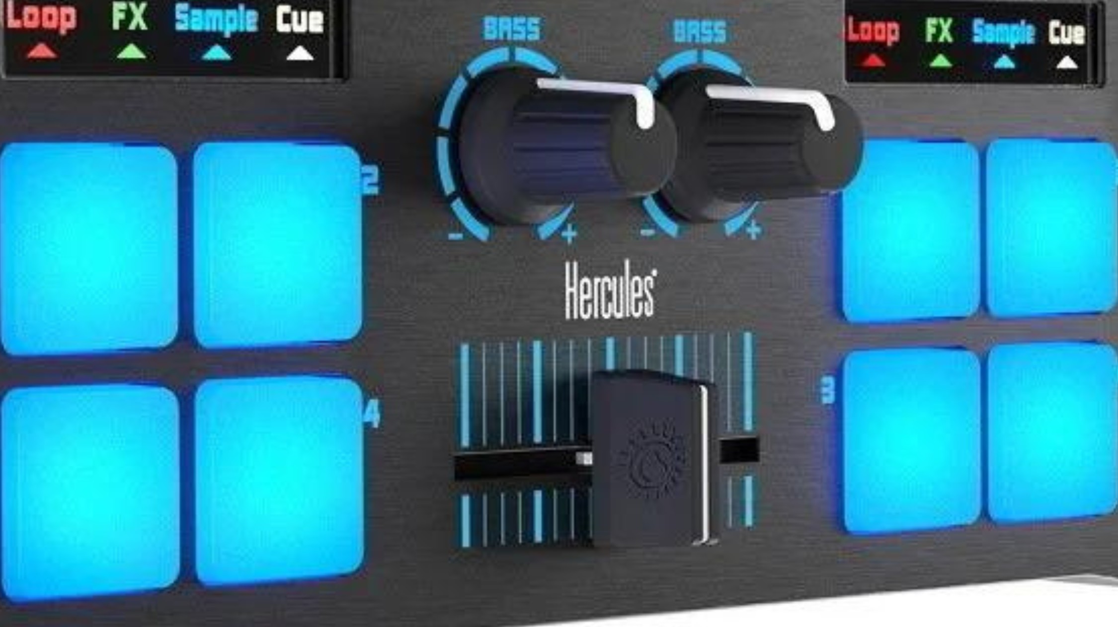Controlador de 2 Canais Hercules DJ Control Compact com DJUCED ...