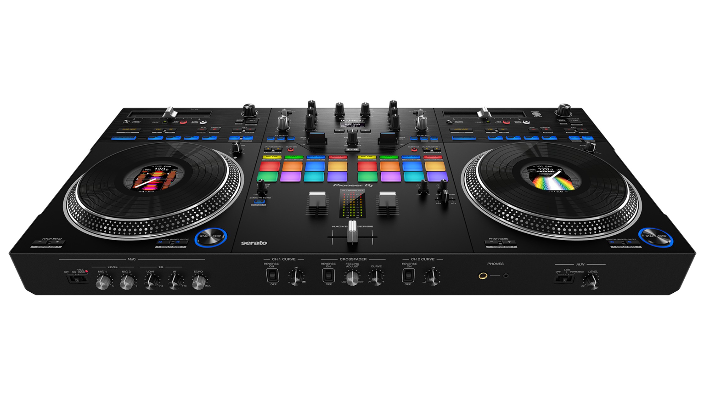 Controlador de 2 canais Pioneer DJs DDJ-REV7 para Serato DJ Pro ...