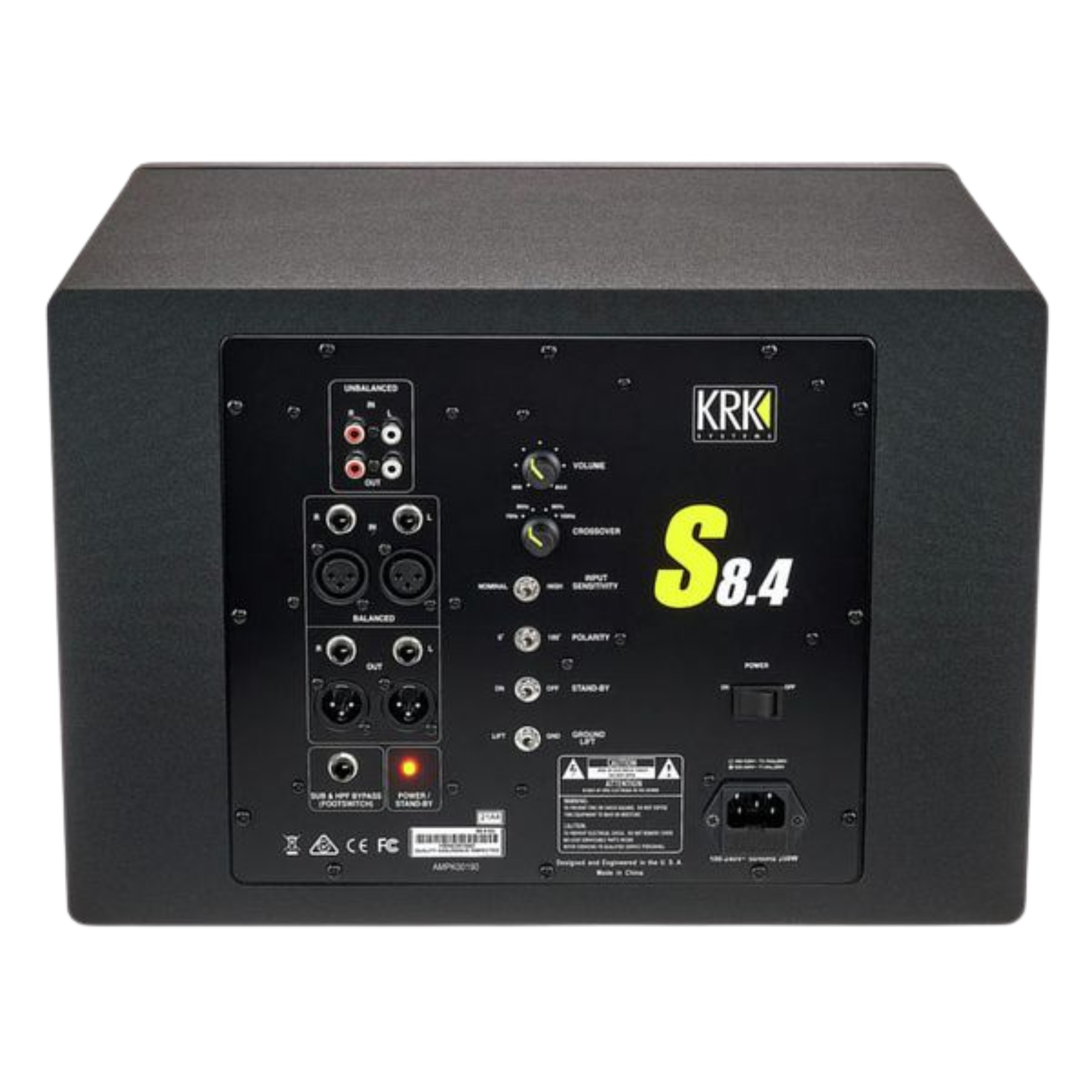 Caixa de Som Subwoofer KRK S8.4 para Estúdio - Equipamentos para DJs é Aqui