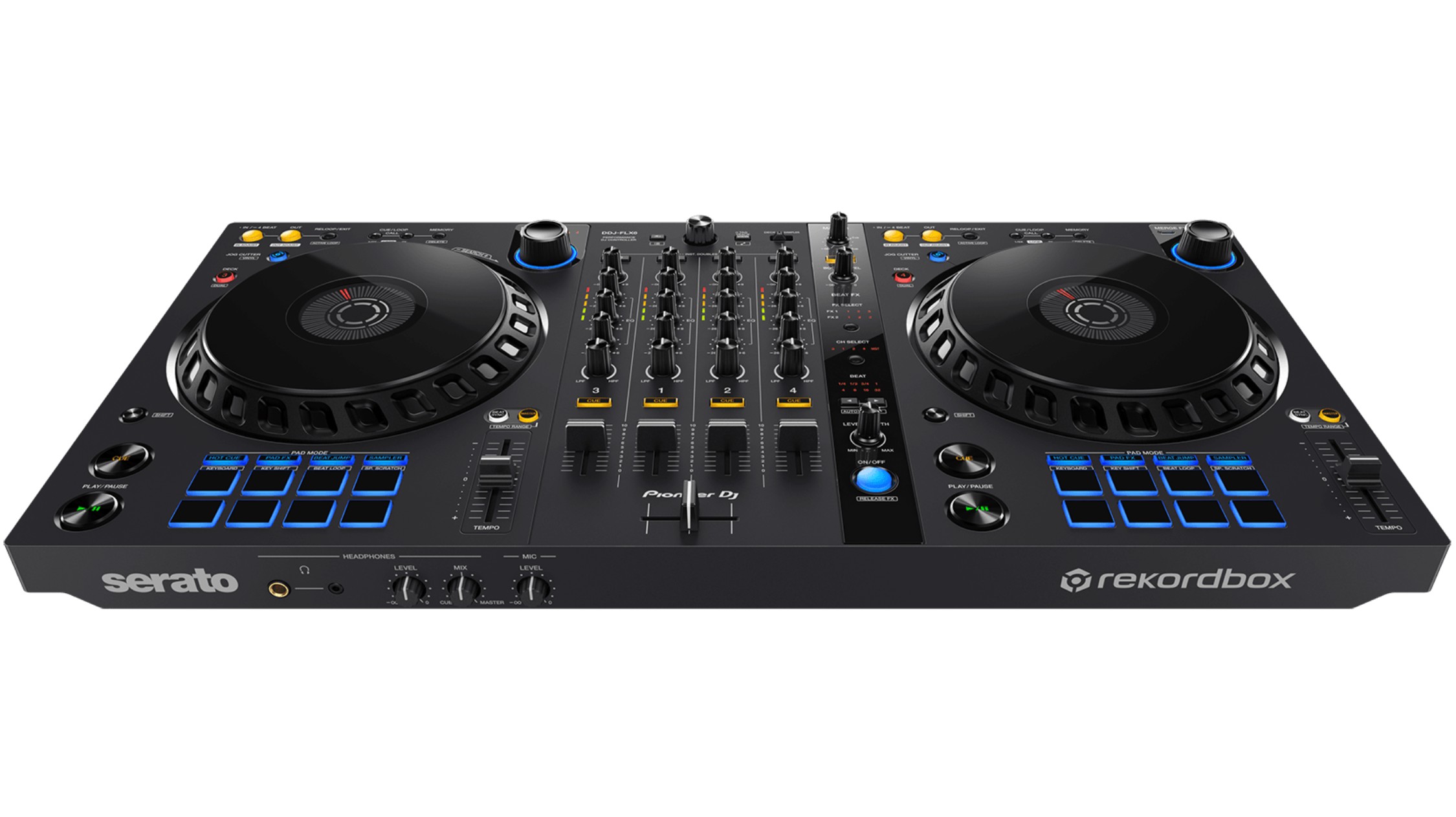KIT DJ Controlador Pioneer 4 Canais DDJ FLX6 + Caixas Edifier R1000T4 - Equipamentos para DJs é Aqui